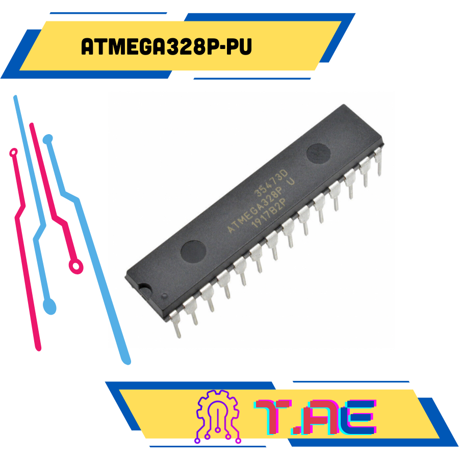 ChÍp CẮm Atmega328p Pu Dip28 Chinh HÃng Atmel NẠp Bootloader Theo YÊu