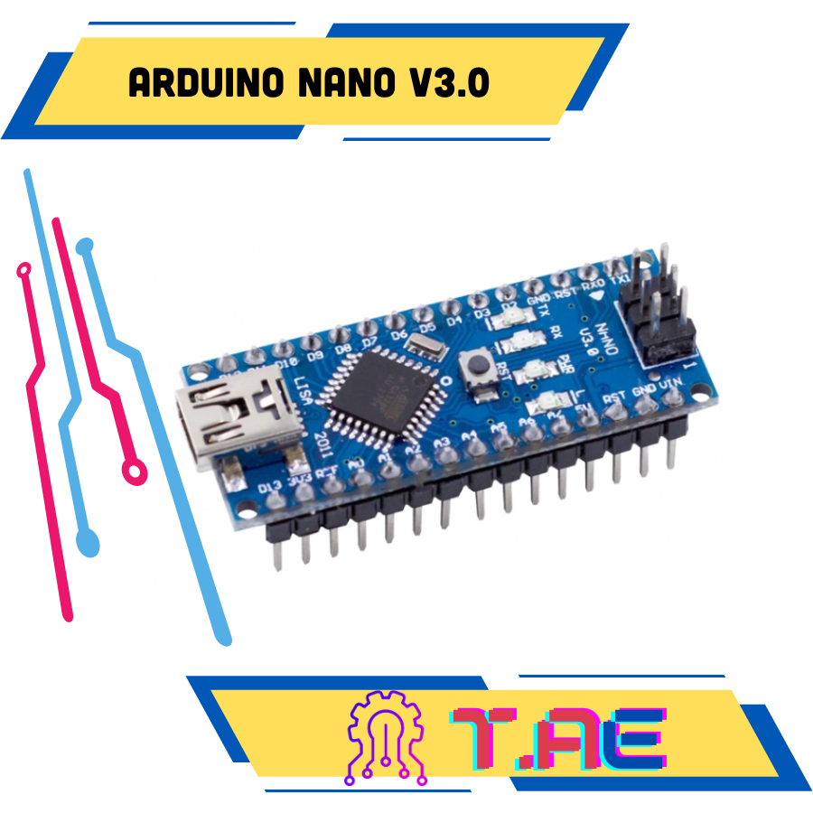 BO MẠCH ARDUINO NANO V3.0 ATMEGA328P SỬ DỤNG CHÍP NẠP CH340 | Shopee ...