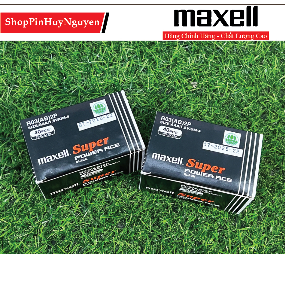 Pin tiểu nhỏ hộp 40 viên Maxell AAA (3A) - Hàng nhập khẩu | Shopee Việt Nam
