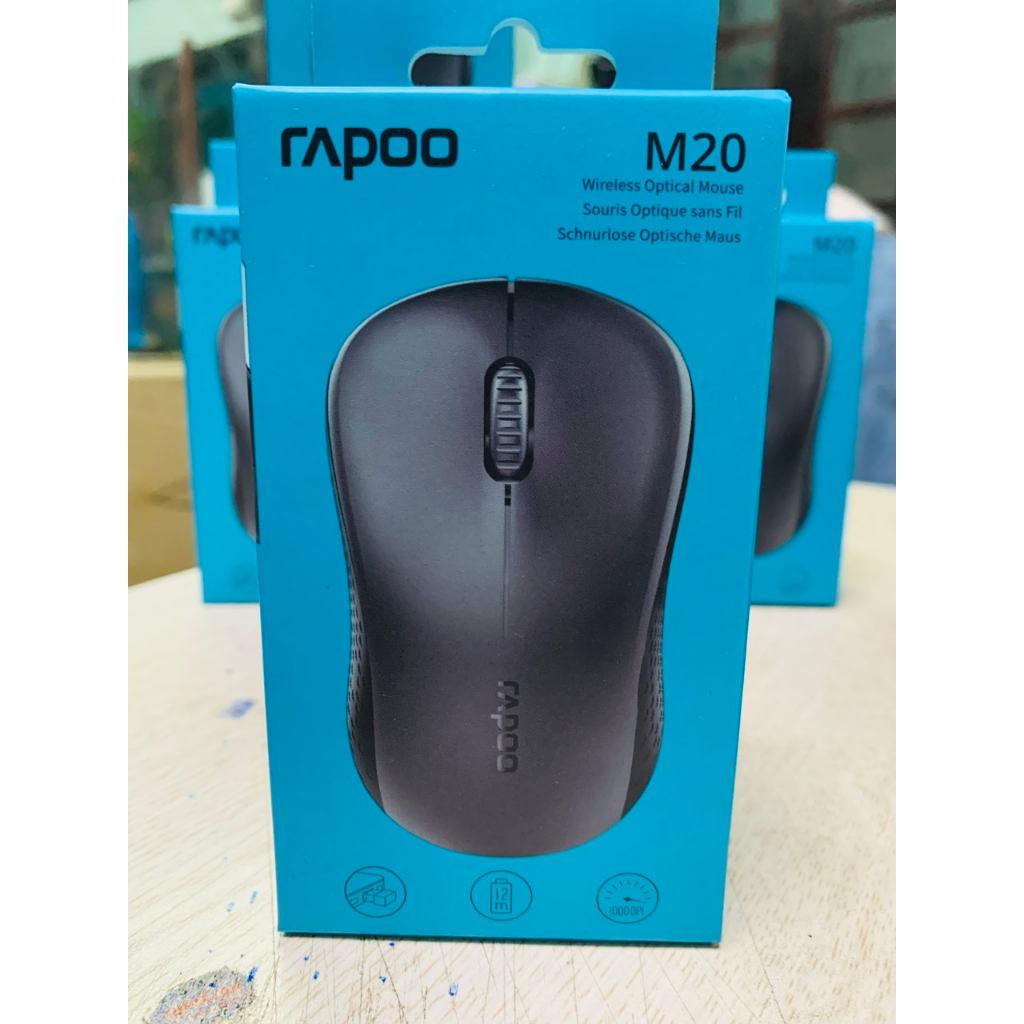 Chuột không dây Rapoo M20 Black | Shopee Việt Nam
