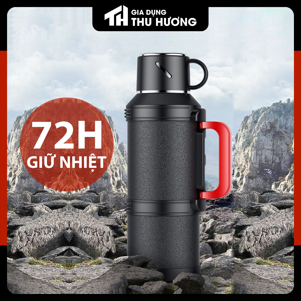 Bình giữ nhiệt cao cấp giữ nhiệt 72 giờ 2300ml, 3000ml, 4000ml, inox 316 - Gia dụng Thu Hương ...