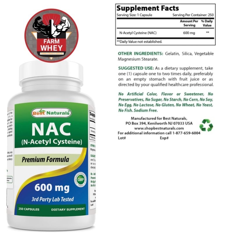 [ BEST NATURAL ] NAC 600MG - GIẢI ĐỘC GAN VÀ TĂNG CƯỜNG HỆ MIỄN DỊCH ...