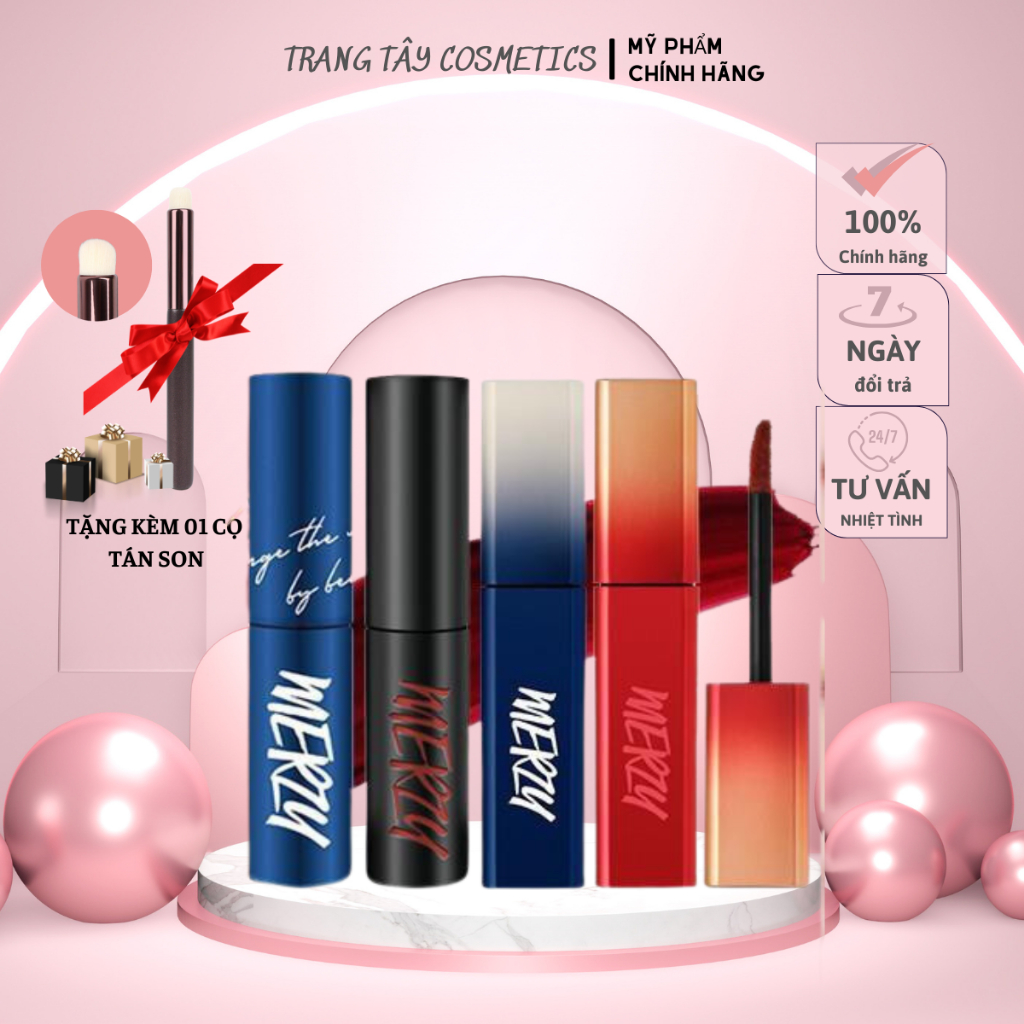 [V1-V18] Son kem lì Merzy The First Velvet Tint | Shopee Việt Nam
