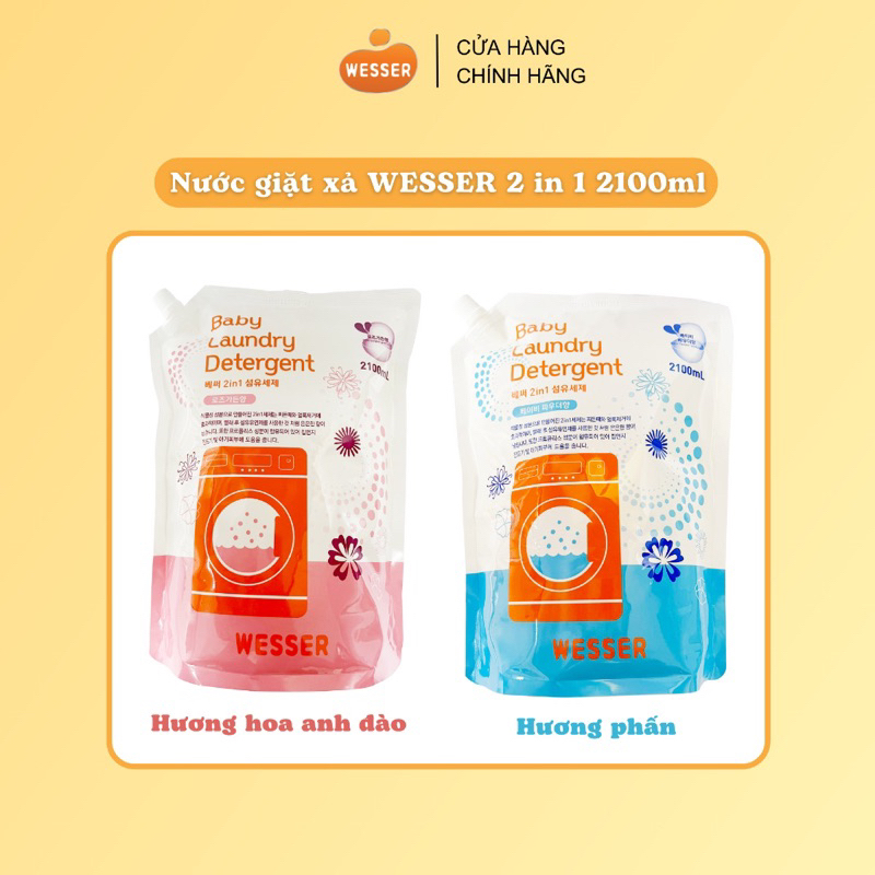 Nước giặt xả wesser 2in1 | Shopee Việt Nam