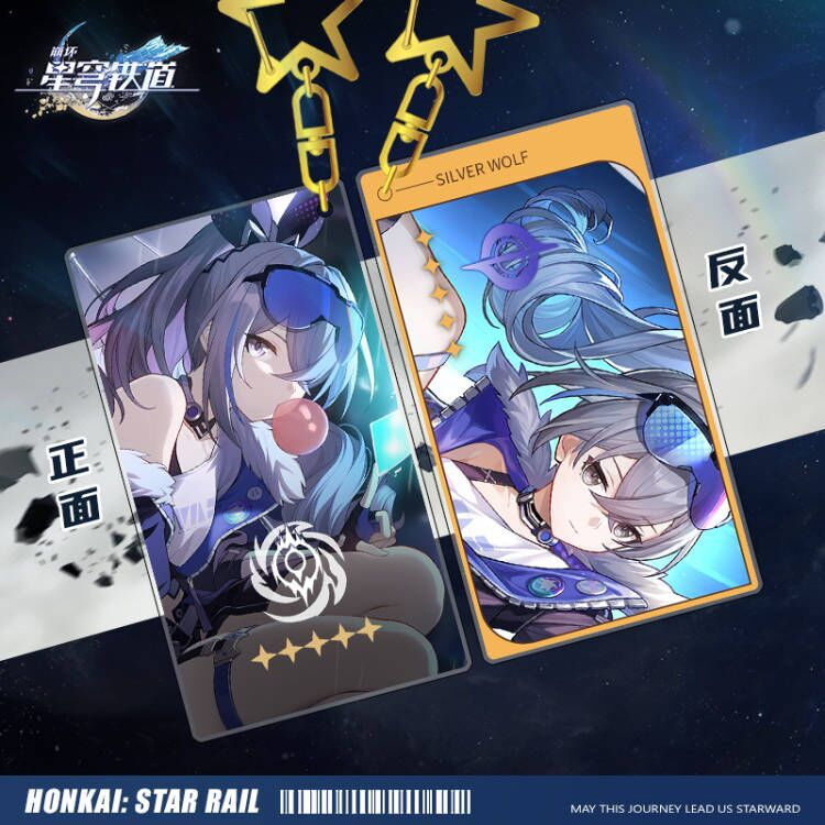 Mô hình thẻ nhân vật Honkai star rail ( blade seele fuxuan jingyuan sói ...