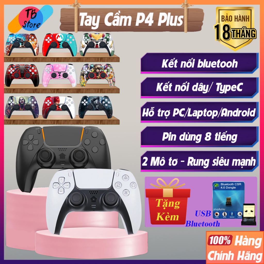Giá Rẻ Tay Cầm Game FO4 Hỗ Trợ TV BOX / PC / Laptop / Smart Phone, GamePad P5S Dual Sock ...