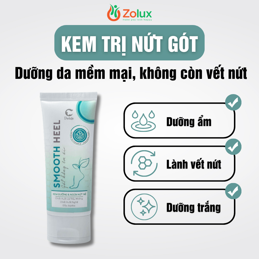 Kem Nẻ Kem Nứt Gót Chân, Nứt Nẻ Da Làm Diu Cơn Đau Tức Thì C-Detox ...