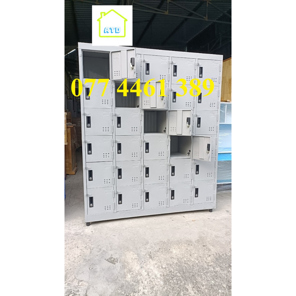 Tủ sắt hồ sơ locker tủ locker 30 cửa để đồ cá nhân công nhân viên- sinh viên ktx có khóa từng ô ...