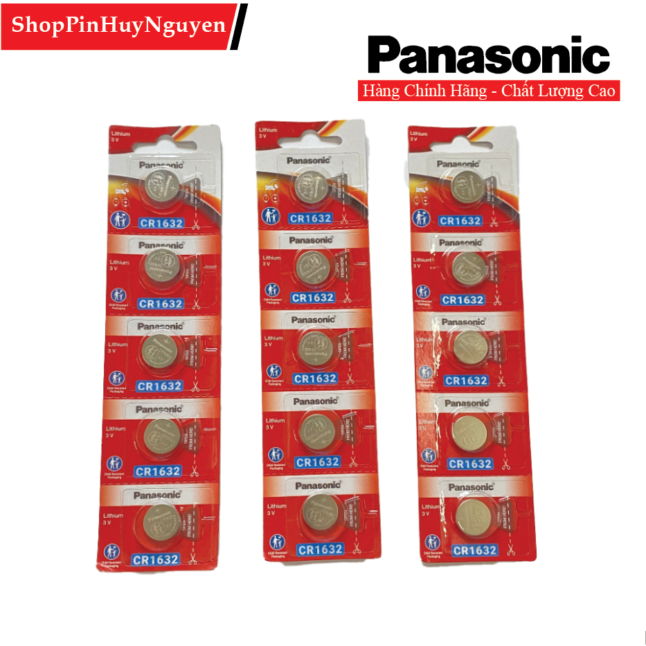 Pin panasonic CR1632 Lithium 3V hàng nhập khẩu Indonesia | Shopee Việt Nam