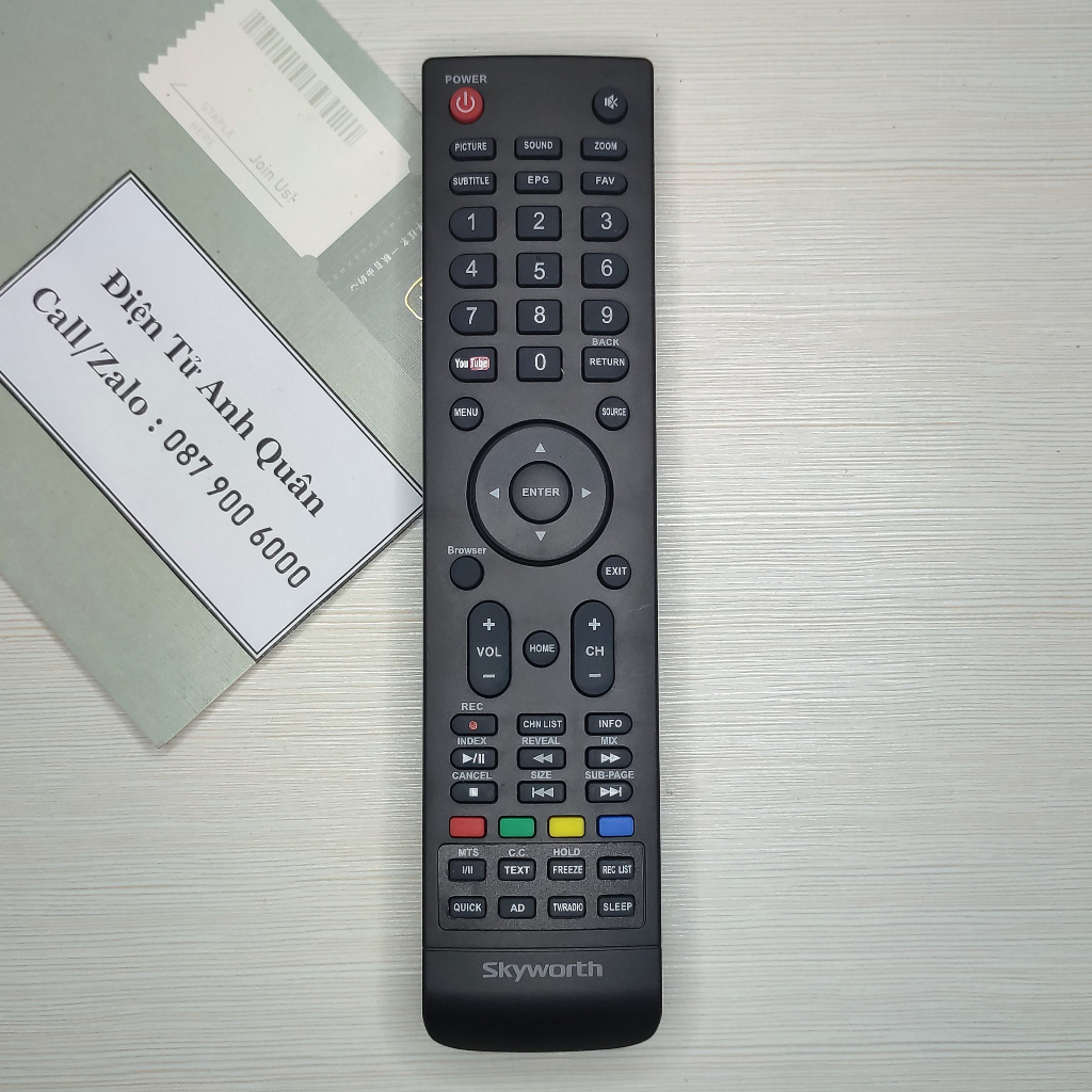 Remote tivi Skyworth - Điều khiển tivi Skyworth các dòng LED/SMART | Shopee Việt Nam