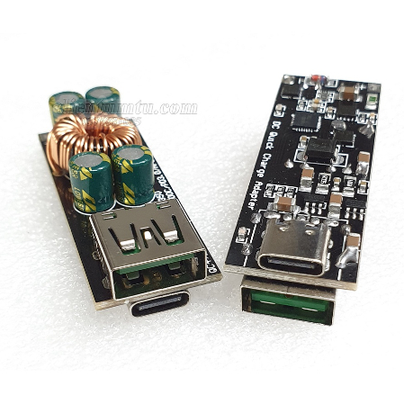 Mạch Sạc Siêu nhanh 60-100W PD chip 3518 Qc4.0 Qc3.0 hạ áp 6-35v Cổng sạc Type C và USB A, sạc ...