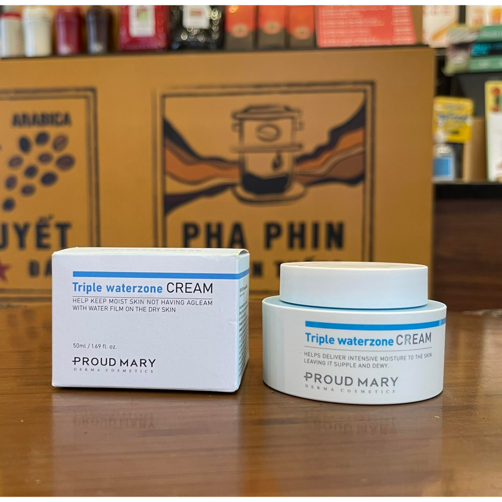 Kem dưỡng ẩm nước biển sâu Proud Mary Triple Waterzone Cream 50ml ...