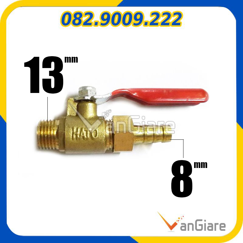 Van bi mini ren trong, ren ngoài 13mm 13.8mm 14mm, kèm đuôi chuột 8mm ...