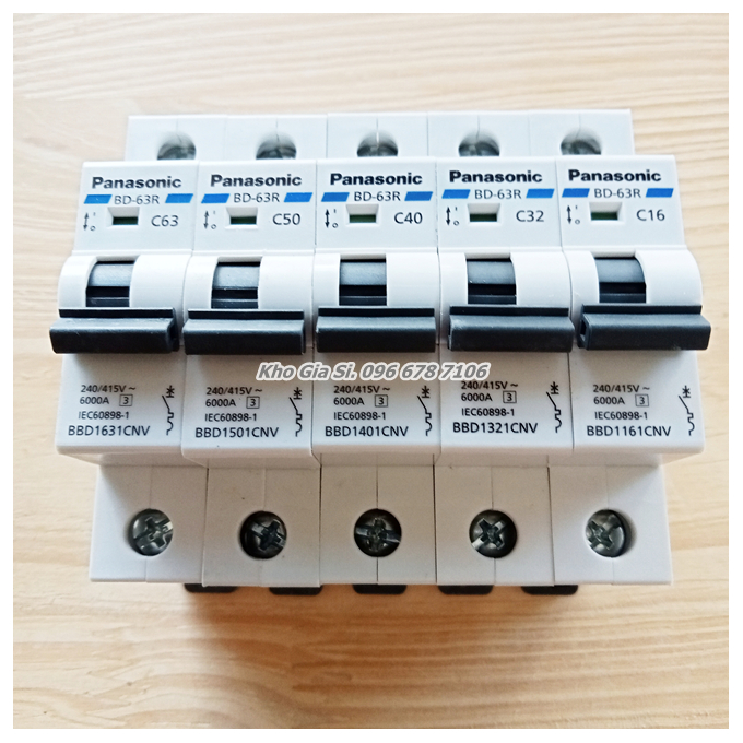 Cầu dao -Aptomat tự động Panasonic 1P 16A - 63A/ 6kA 240VAC Chính hãng | Shopee Việt Nam