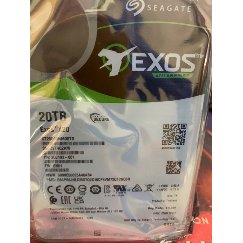 Ổ cứng HDD Seagate EXOS 20TB , 18TB , 16TB , 14TB ,12TB ,10TB Mới ...