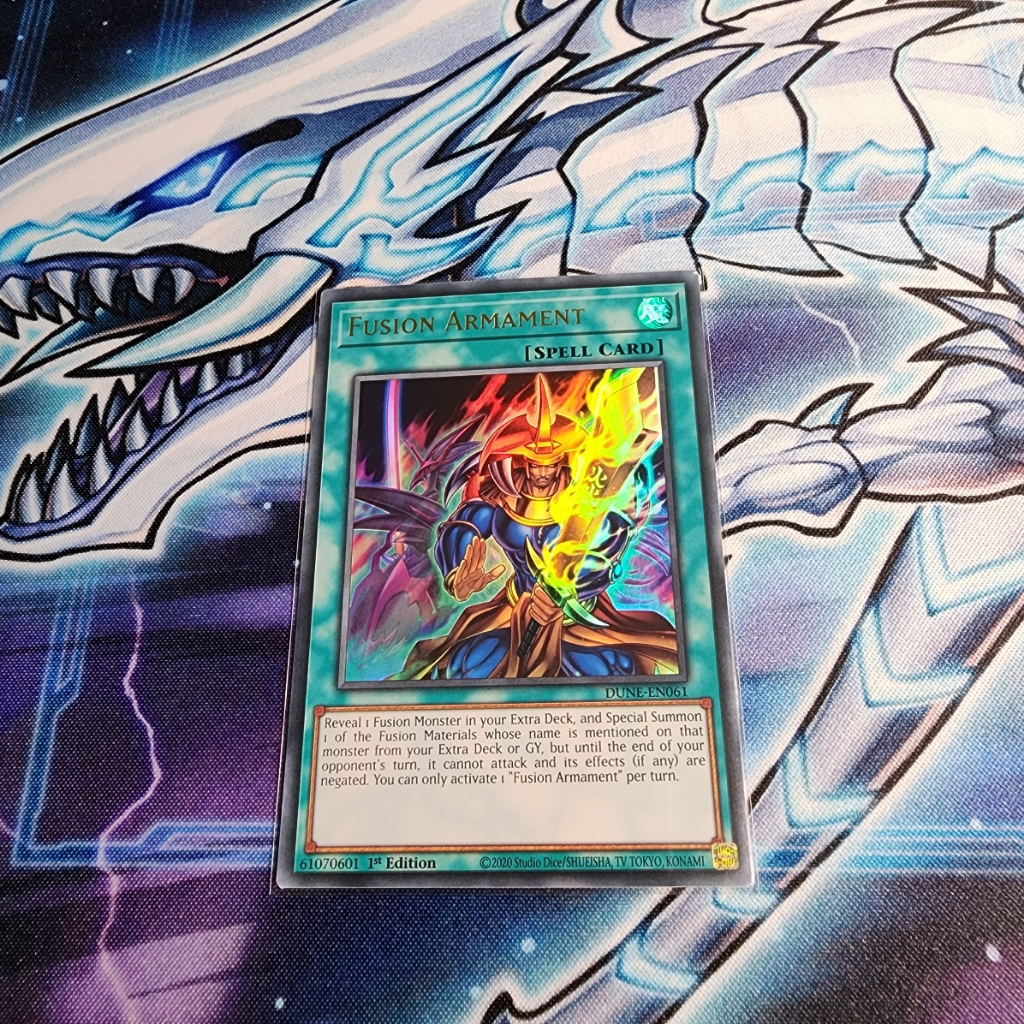 Bài Yugioh TCG UK [DUNE-EN061] [UR] Fusion Armament | Shopee Việt Nam