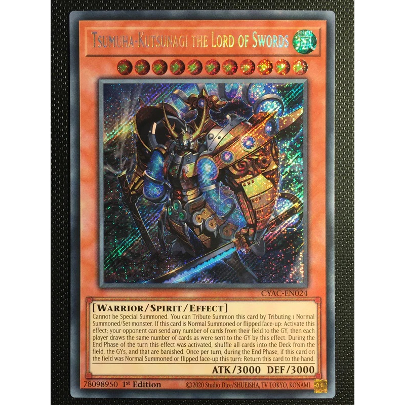 Bài Yugioh OCG - Sword Emperor Tsumuhakutsunagi Tsumuha Kutsunagi The Lord Of Swords (Ultimate ...