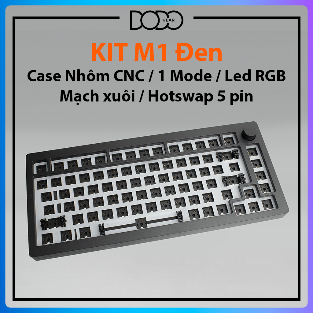 Bộ kit bàn phím cơ MonsGeek M1W M7W 3 mode vỏ nhôm CNC led RGB mạch ...