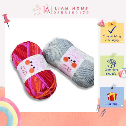Len Yaoh Wool Love màu loang cực - Cuộn 100gr | Shopee Việt Nam