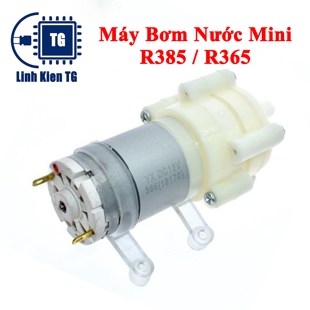 Động cơ bơm nước mini R385 / R365 6-12v Máy Bơm (Giá Sỉ -Lẻ) | Shopee ...