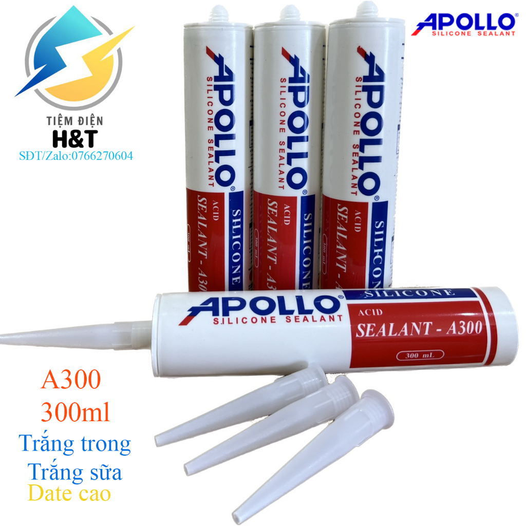 Keo Silicone Apollo A300 Dung tích 300ml - siêu bền | Shopee Việt Nam