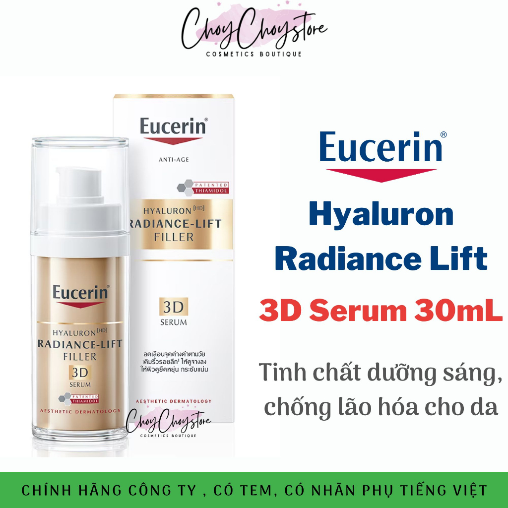Tinh Chất Eucerin Hyaluron Radiance Lift 3D Serum 30mL giúp sáng da ...