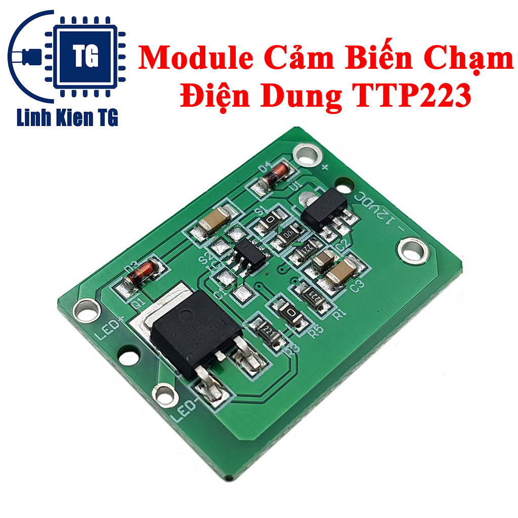 Module Cảm Biến Chạm Điện Dung TTP223 - 12VDC - Touch sensor | Shopee Việt Nam