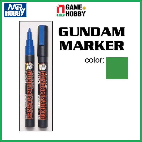 GUNDAM MARKER GM09 - EYE GREEN - BÚT TÔ MÀU GUNDAM CHÍNH HÃNG | Shopee ...
