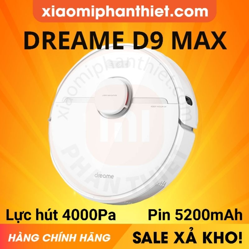 Robot hút bụi lau nhà XIAOMI DREAME D9 MAX bản Quốc Tế màu Đen | Shopee Việt Nam