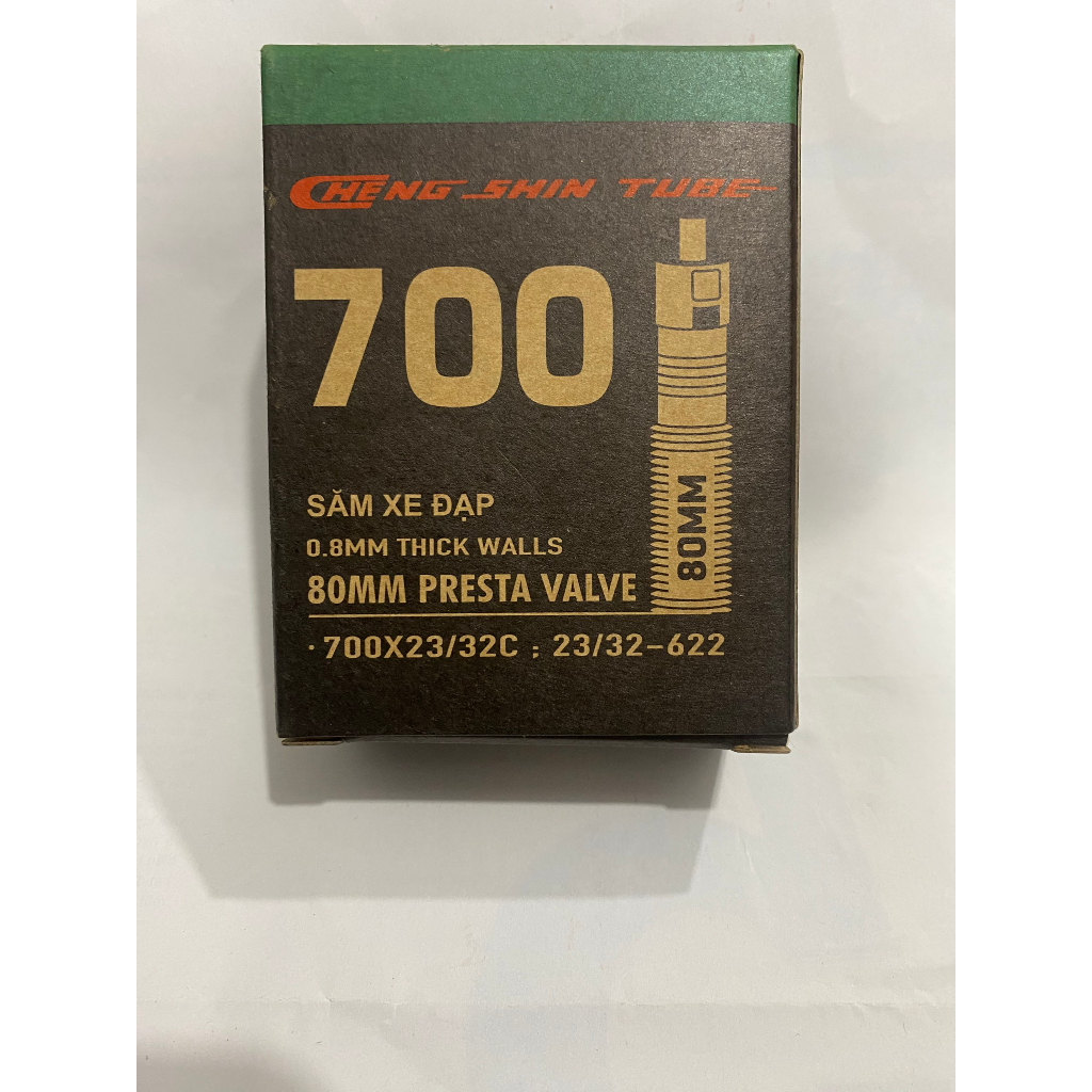 Săm Ruột Xe Đạp Cheng Shin Tube 700-23/32C FV 80L Van Hạt Gạo Chính ...
