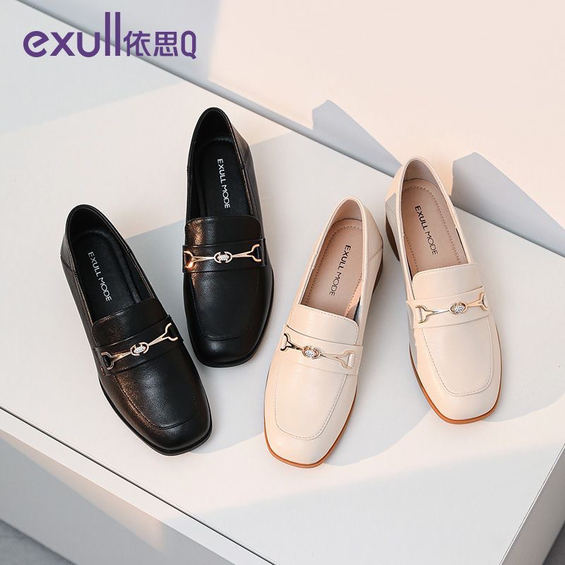 [Có sẵn] Giày da Exull Mode chính hãng da mềm, gót 5cm, dáng xinh ...