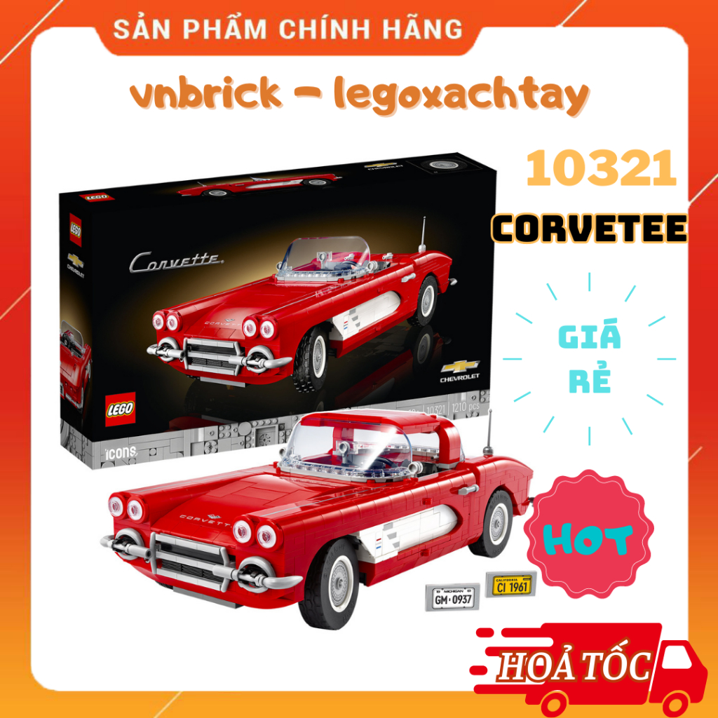 LEGO ICONS 10321 Siêu Xe Corvette | Shopee Việt Nam