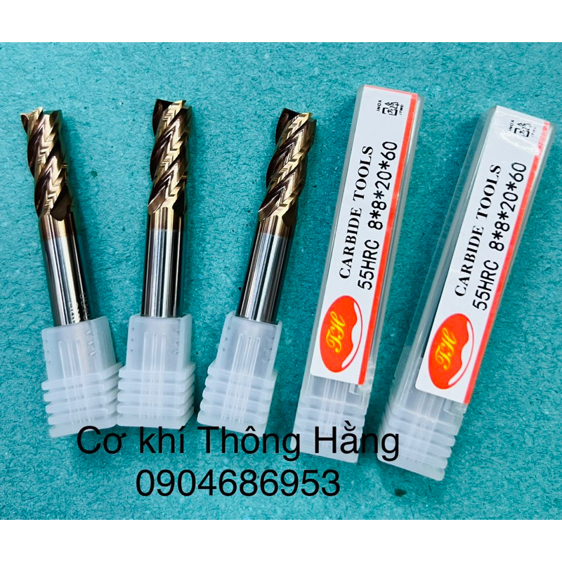 Phay ngón hợp kim D1-D8-4Me dành cho thép, thép cứng, inox trước nhiệt (≤55 HRC) | Shopee Việt Nam