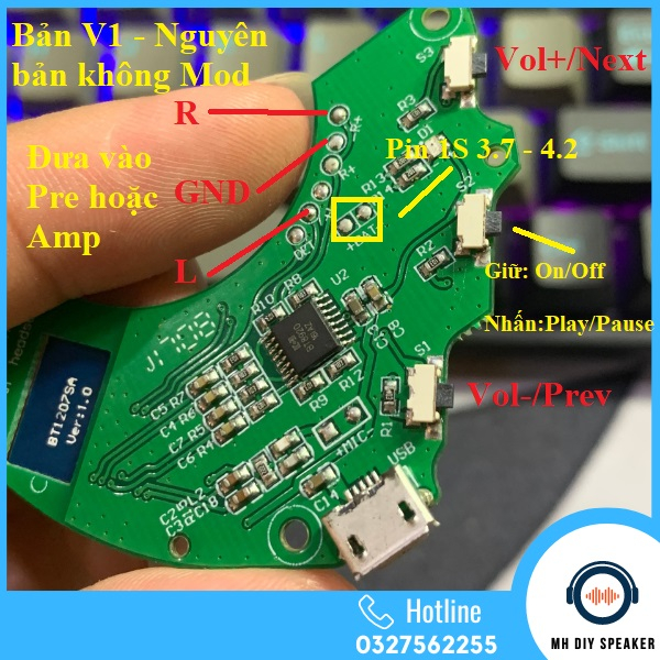 Mạch giải mã âm thanh bluetooth chip Qualcomm CSR8645 APTX (Vui lòng ...