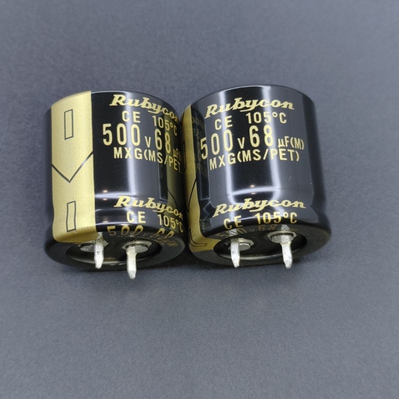 (1 con) Tụ điện 68uF 500V Rubycon MXG Japan | Shopee Việt Nam