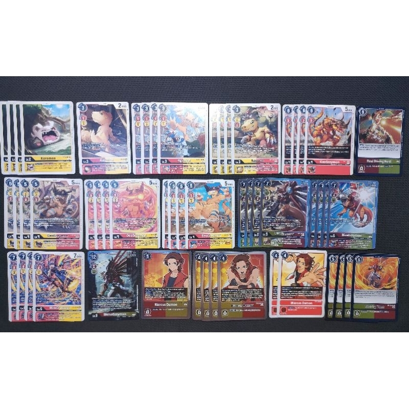 [DIGIMON] [CARD SET] Marcus Damon - ShineGreymon core deck | Shopee ...
