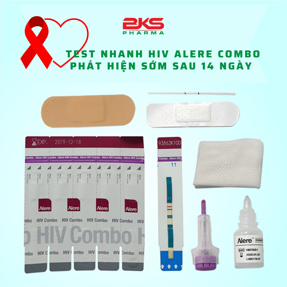 Test nhanh HIV Alere Determine Combo phát hiện sớm HIV sau 14 ngày với ...
