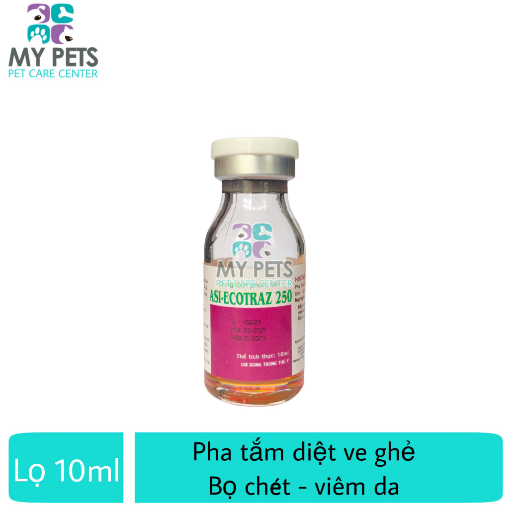Thuốc Asi Ecotraz pha tắm loại bỏ ghẻ, ve rận cho vật nuôi | Shopee ...