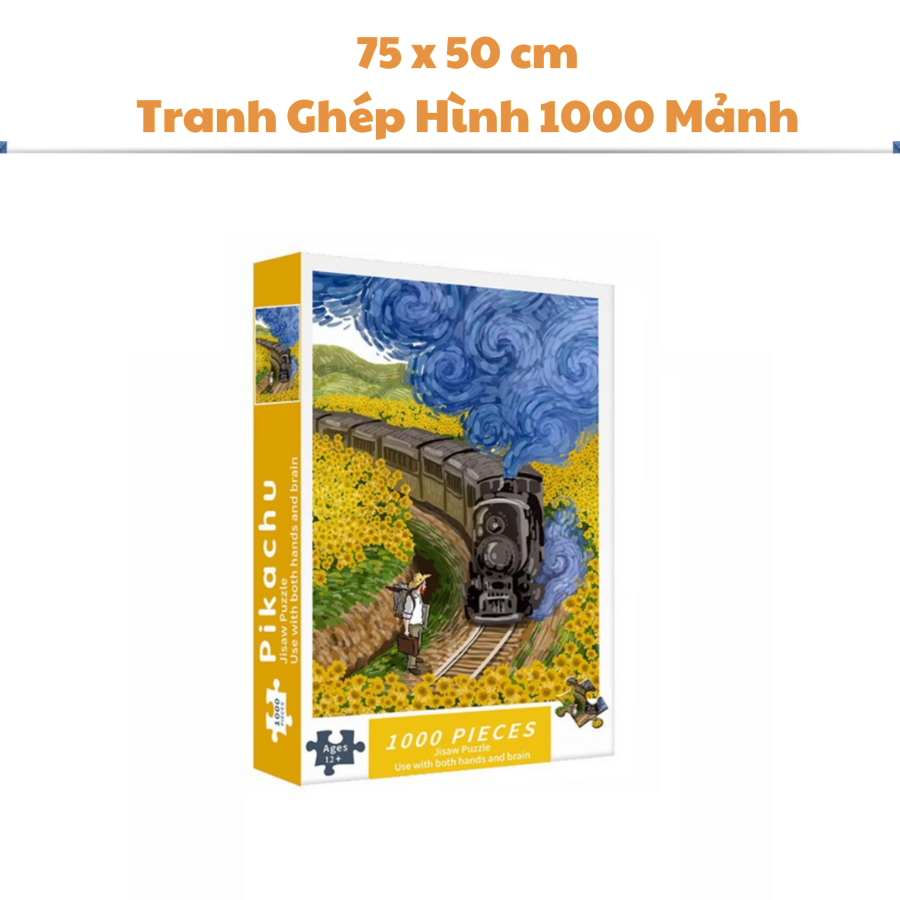 Tranh Ghép Xếp Hình 1000 Mảnh Vangogh nghệ thuật Jigsaw Puzzle 1000 Pcs ...