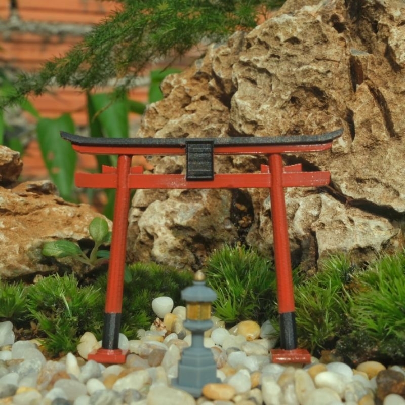 Mô hình mini: Torii gate [sưu tầm trưng bày, setup trang trí tiểu cảnh ...