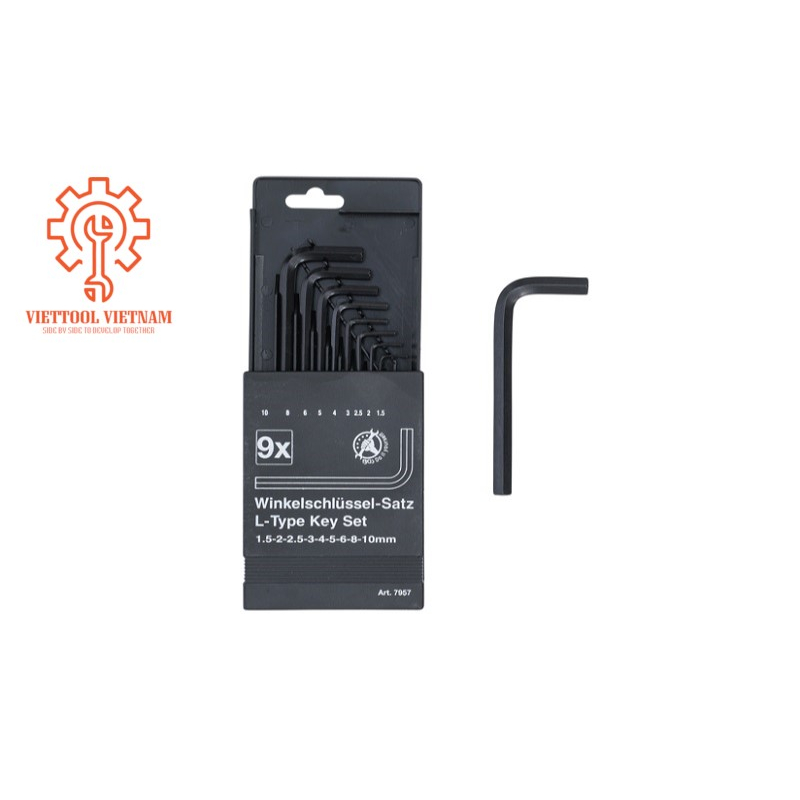 Bộ lục giác 9 chi tiết Model: 7957 - hãng BGS/Đức | Shopee Việt Nam