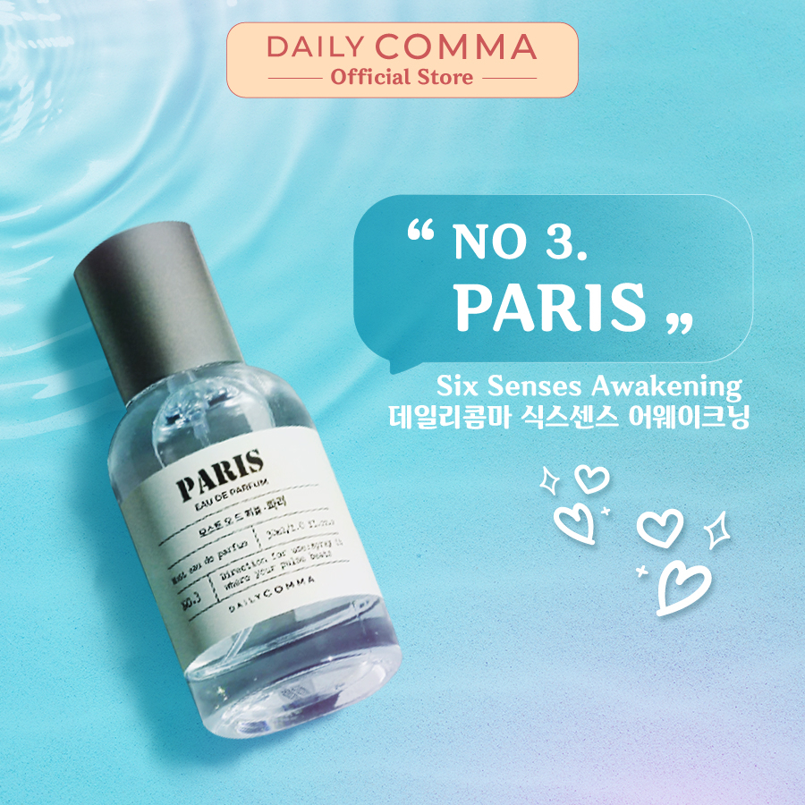Nước hoa nội địa Hàn Quốc Daily Comma No.3 - Paris (Nữ) | Shopee Việt Nam