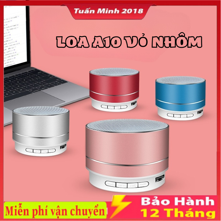 Loa Bluetooth Mini A10 Bass Cực Mạnh, Âm Thanh Sống Động Pin Siêu Trâu ...