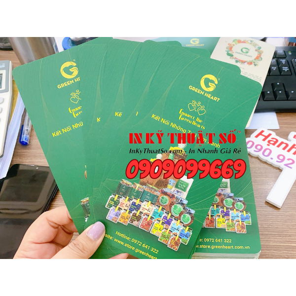 In thiệp cảm ơn, tri ân, có kèm logo công ty lấy ngay trong ngày tại in ...