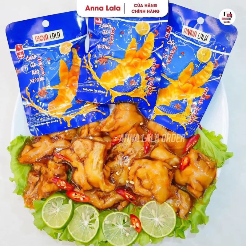 GÓI SIÊU TO Chân Gà Rút Xương Anna LaLa ( Đậm Đà Tròn Vị Ngập Răng) Dai ...