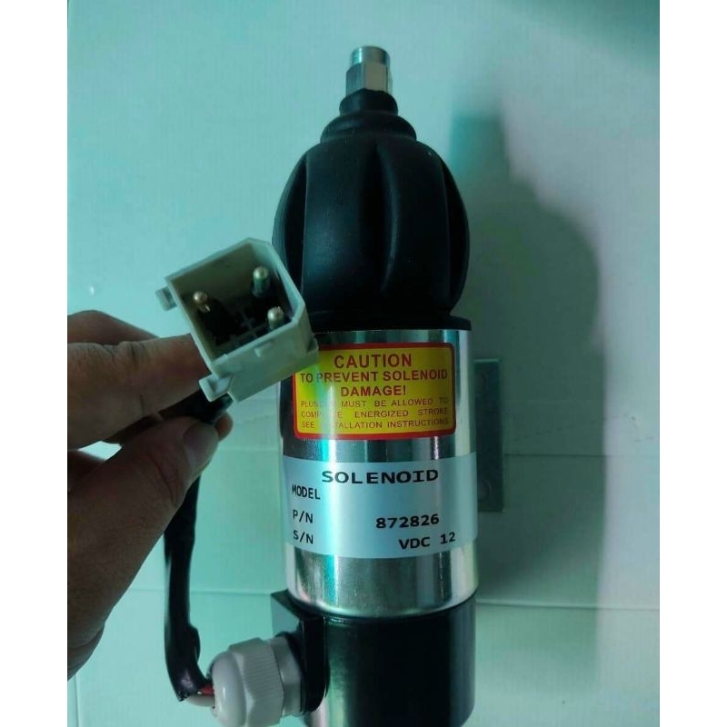 Solenoid tắt máy 872826 12v 3 dây sử dụng cho máy volvo | Shopee Việt Nam
