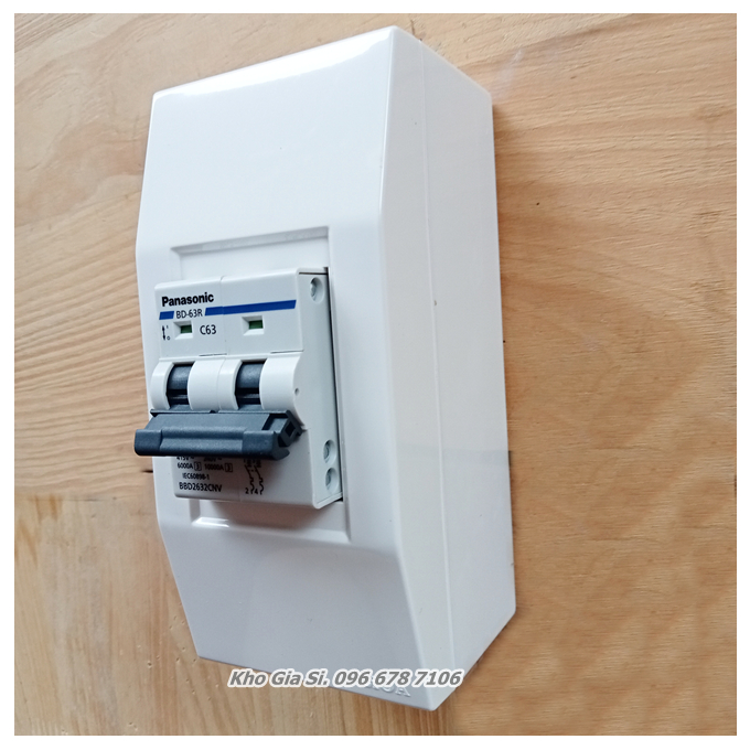 COMBO Aptomat - Cầu dao tự động Panasonic 1P, 2P 16A - 63A/ 6kA 240VAC với hộp nổi | Shopee Việt Nam