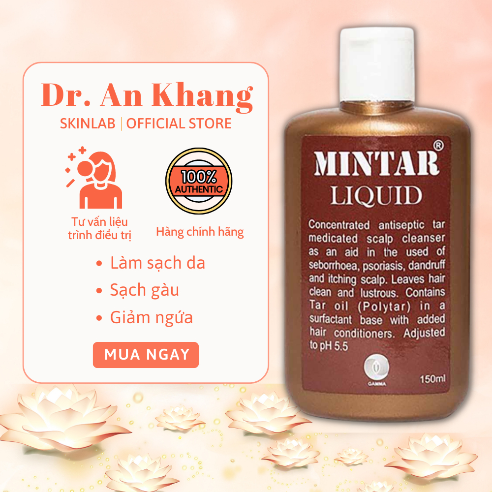 Dầu gội đầu Mintar Liquid 150ml hết ngứa, sạch gàu, vảy nến - Dr. An ...