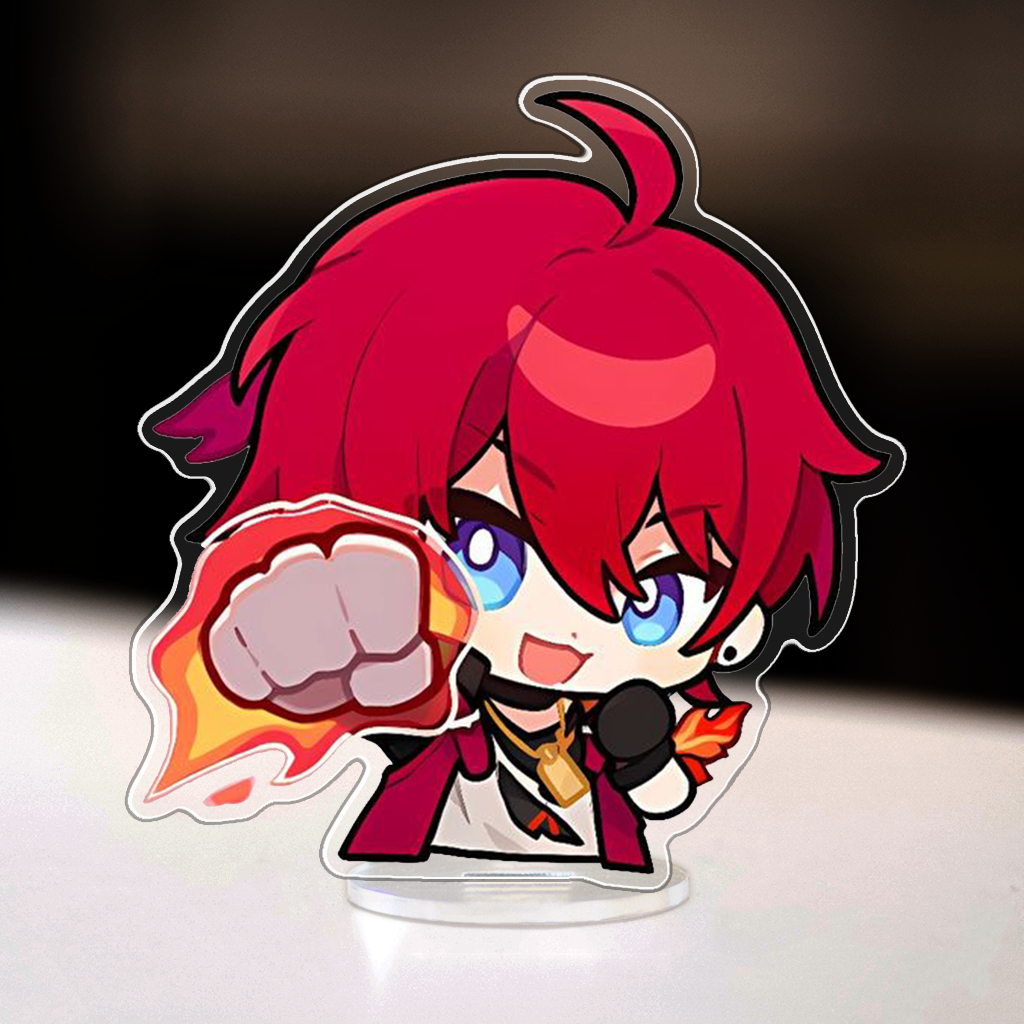 Mô hình đứng standee bằng arcrylic Honkai Star Himeko Welt Chibi Game ...