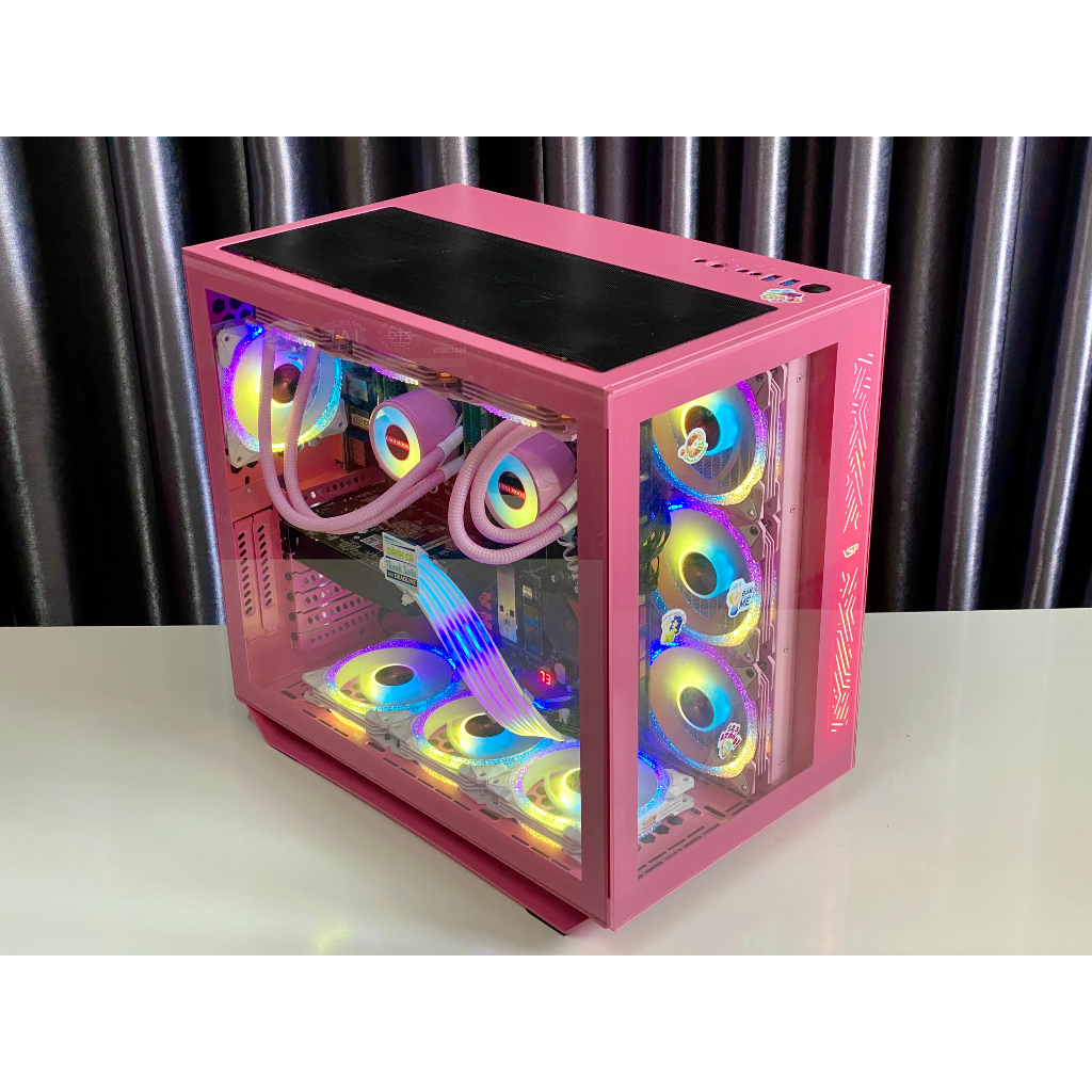 Vỏ máy tính Case VSP ES5 bể cá (ATX/MICRO-ATX/MINI-ATX)(TRẮNG/HỒNG/ĐEN)(KHÔNG FAN) Chính hãng ...